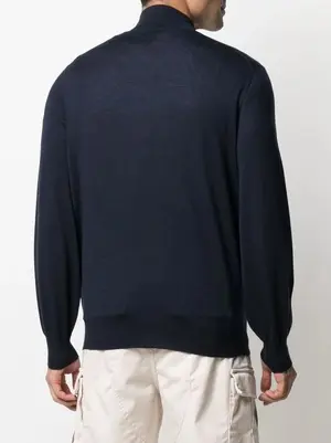 Brunello Cucinelli Half-zip Sweater - Blue