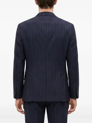 Brunello Cucinelli Pinstriped Single-breasted Blazer