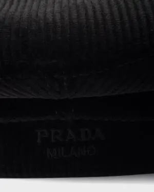 Prada Corduroy Newsboy Cap