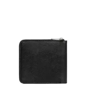 Celine Zipped Bi-fold Wallet In Grained Calfskin