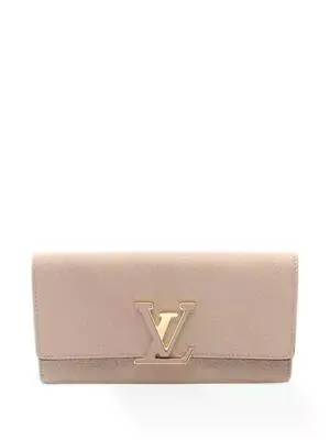 LOUIS VUITTON 2021s Capucines Leather Wallet