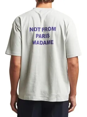Drole De Monsieur Bold Slogan T-shirt