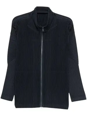 Issey Miyake Pleated Shirt - Blue