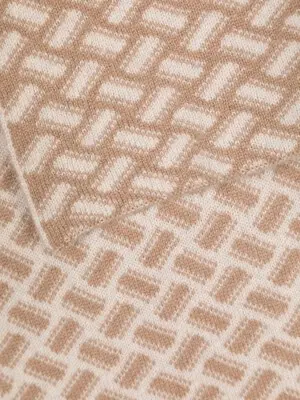 DRUMOHR Graphic-print Cashmere Scarf