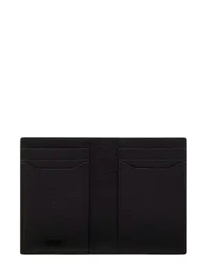 FERRARI Gt Soft Card Holder In Granata Leather