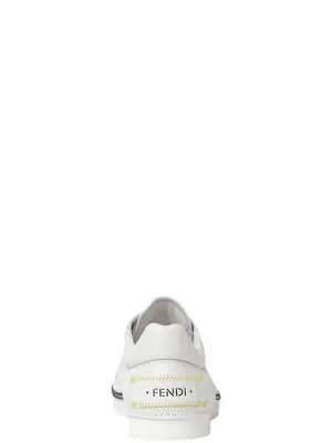 Fendi Leather Fender Low-top Sneakers
