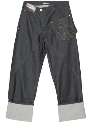 JW Anderson Twisted Turn-up Workwear Denim Jeans