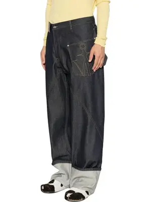 JW Anderson Twisted Turn-up Workwear Denim Jeans