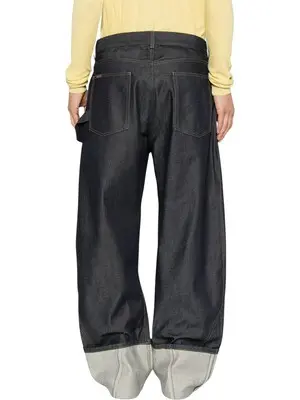 JW Anderson Twisted Turn-up Workwear Denim Jeans