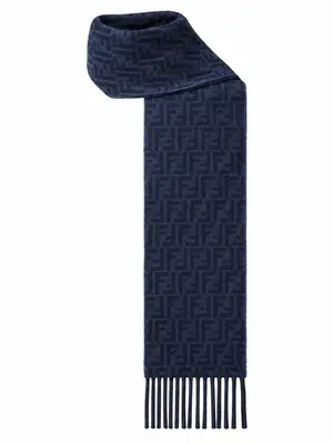 Fendi Ff Scarf - Blue