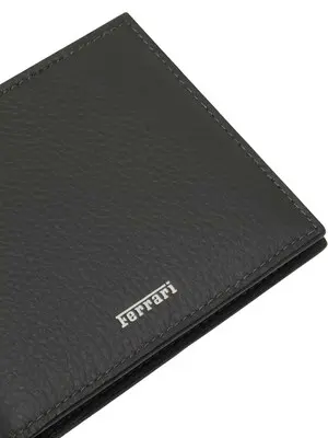 FERRARI Granata Leather Bifold Wallet