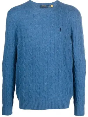 Polo Ralph Lauren Cable Knit Sweater - Blue