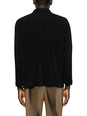 Issey Miyake Pleated Notch-lapel Blazer