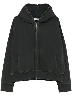 ENTIRE STUDIOS Eternal Zip Oversized Hoodie - Black