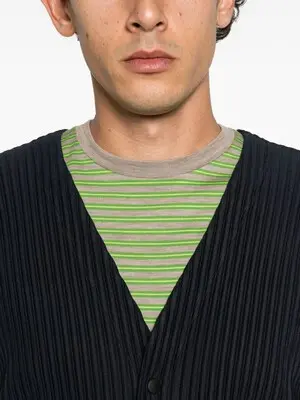 Issey Miyake Pleated Cardigan