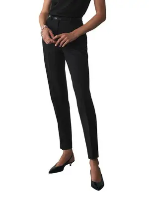 The Fold Clever Wool Blend Livara Trousers - Black