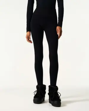 Perfect Moment Seamless Thermal Legging - Black