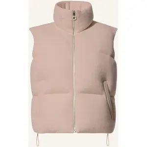Perfect Moment Merino Wool & Cashmere Down Gilet - Blush