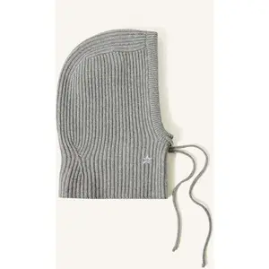 Perfect Moment Wool & Cashmere Cable-knit Hood - Grey
