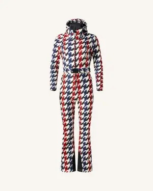 Perfect Moment Tignes Ski Suit - Houndstooth