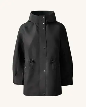 Perfect Moment Drawstring Windbreaker Jacket - Black