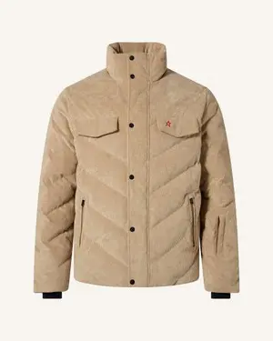 Perfect Moment Chevron Quilted Down Jacket - Camel