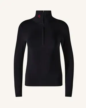Perfect Moment Modal & Cashmere Blend Base Layer Top - Black