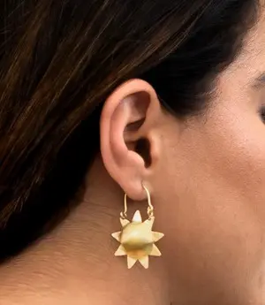 MATR BOOMIE Pratima Sun Hoop Earrings