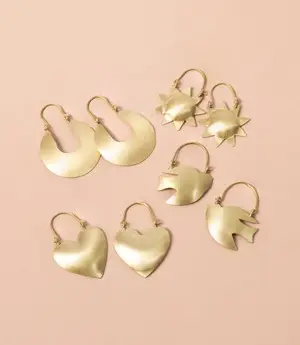 MATR BOOMIE Pratima Sun Hoop Earrings