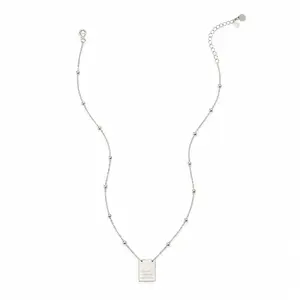 STARFISH PROJECT Act Justly Sterling Necklace - Silver