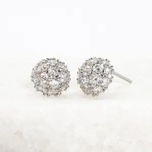 STARFISH PROJECT Lustre Bloom Studs - Platinum