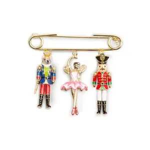 BILL SKINNER STUDIO Charm Brooch - Nutcracker