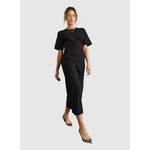 Baukjen Jinny Ruched Waist Dress - Black