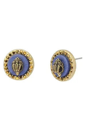 Kurt Geiger Mansion Eagle Stud Earrings - Blue
