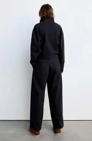 Mango Straight Mid Rise Knit Pants
