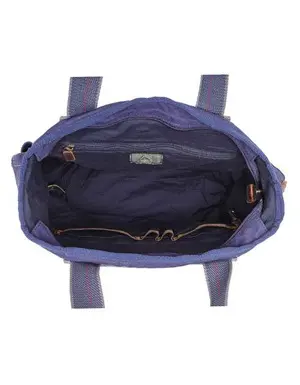TSD BRAND Atona Canvas Utility Tote - Navy