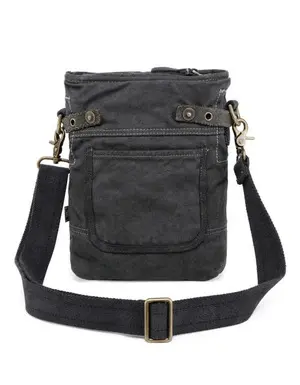 TSD BRAND Coastal Canvas Zip Crossbody Bag