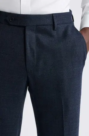 HERITAGE GOLD Stretch Wool Dress Pants
