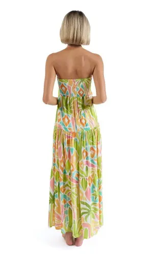 Kenny Flowers The Desert Islandbandeau Maxi Dress