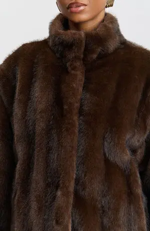 Avec Les Filles Faux Fur Jacket