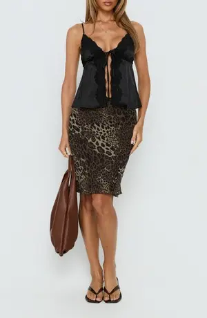 Princess Polly Carmila Lace Trim Satin Camisole