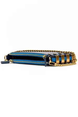 RAPT Ure Leather Crossbody/shoulder Bag - Navy