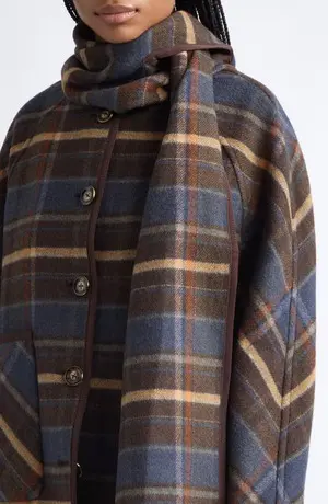 Veronica Beard Martine Dickey Scarf Coat