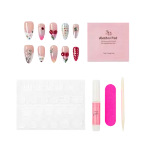 3H NAILS Nycmedium Almond Press-on Nails