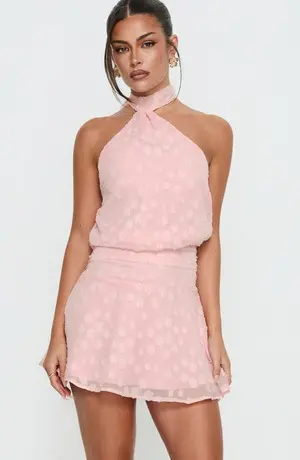 Princess Polly Eurythmic Halter Minidress