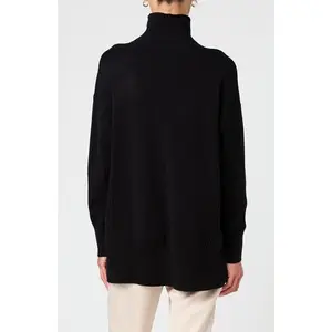 French Connection Babysoft Mock Neck Sweater - Black