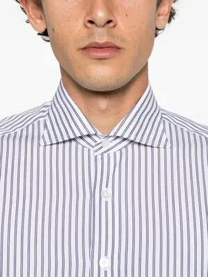 BORRIELLO NAPOLI Cotton Striped Shirt