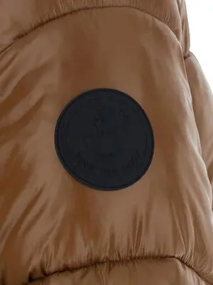 SAVE THE DUCK Biddy Hooded Puffer Jacket With Lacquered Effect