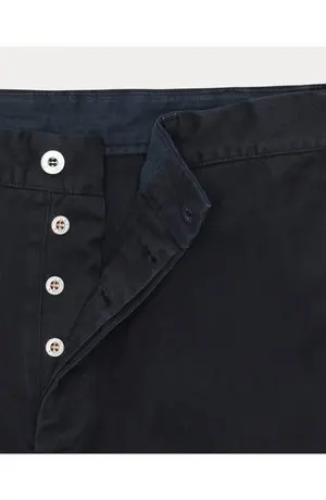 FORTELA Silver Herringbone Cotton Trousers - Blue