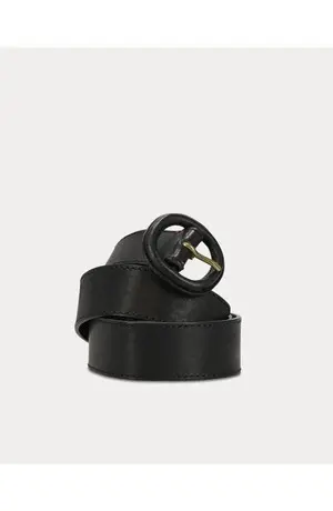 FORTELA Calf Leather Belt Black